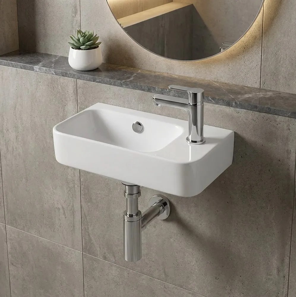 Mereo, Mereo Umyvadlo s otvorem pro baterii 45 cm, MER-VSD30P