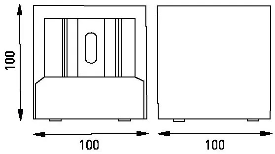 LED Venkovní nástěnné svítidlo TILL LED/6W/230V IP44