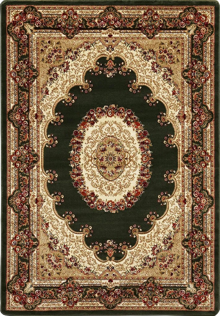 BE Koberec Adora 5547 GREEN - zelený obdélníkový Rozměr: 80x150 cm