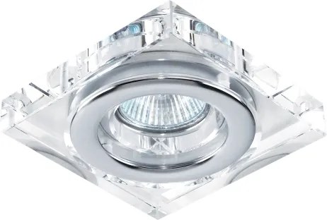 DOWNLIGHT GU10/50W,IP55 Chróm, Křišťál