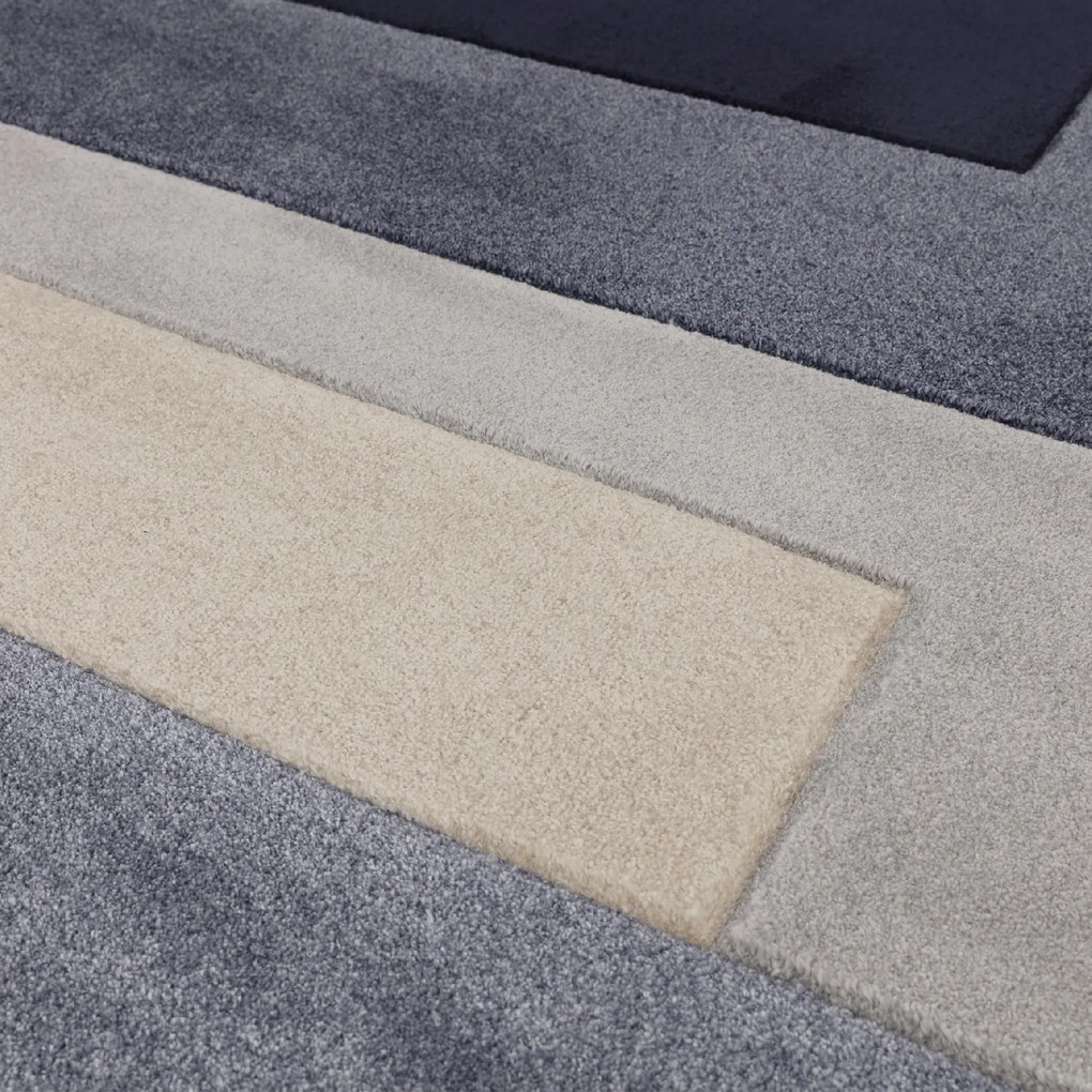 Tribeca Design Kusový koberec Furla Blocks Blue Rozměry: 200x290 cm