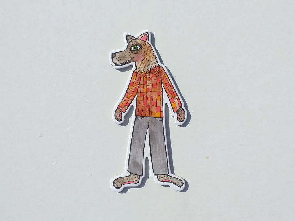 MARIONETINO Loutky Koza, Kůzlátka, Vlk