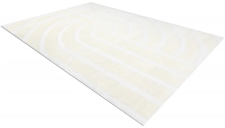 Dywany Łuszczów, Kusový koberec Mode 8631 geometric cream, 160x220, bílá, kancelář