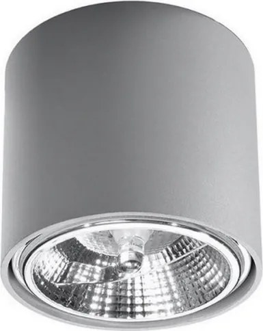 Stropní svítidlo SOLLUX Tiube GU10 1x40W bez zdroje SL.0696 šedá