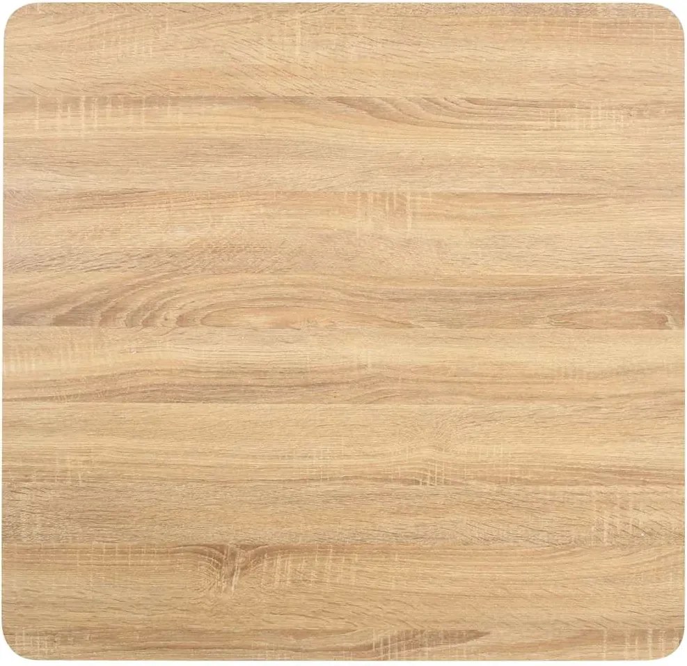 Bistro stolek světle hnědý 80 x 80 cm MDF 286432
