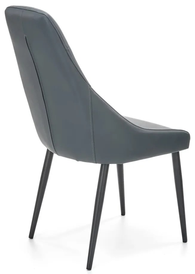 Jídelní židle K465 tmavě šedá