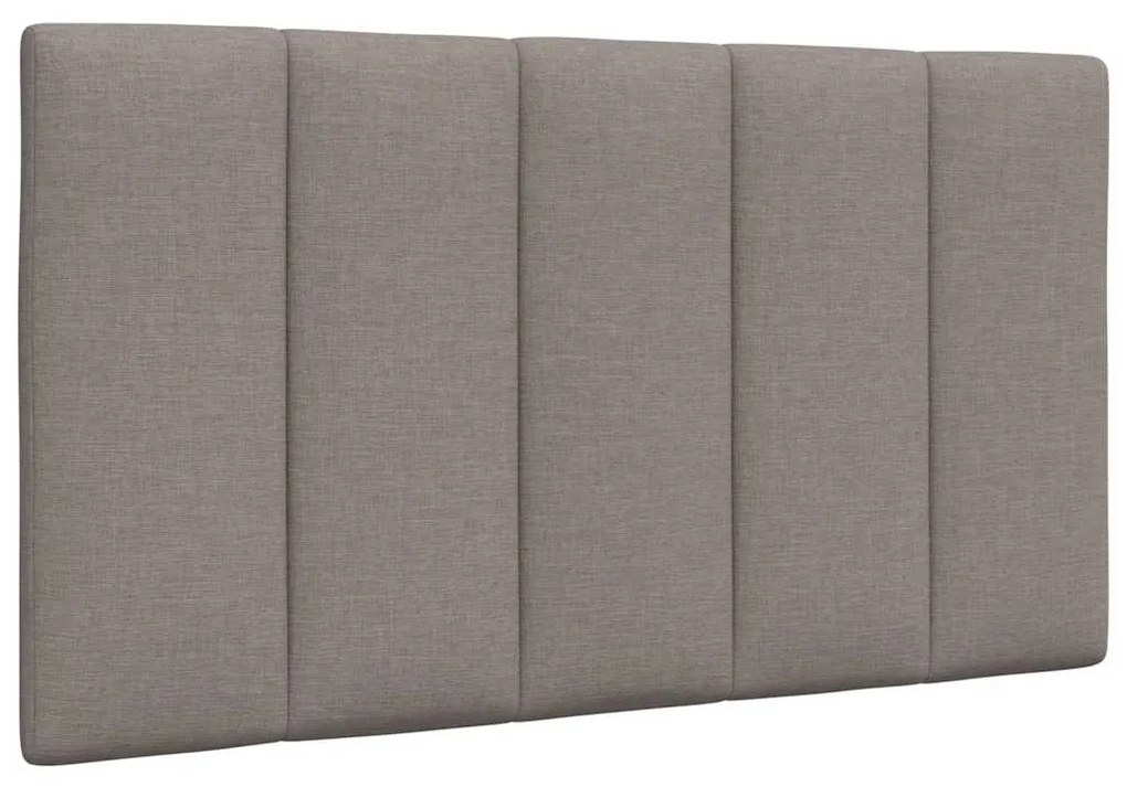 Polštář na čelo postele Hanko taupe 90 cm textil