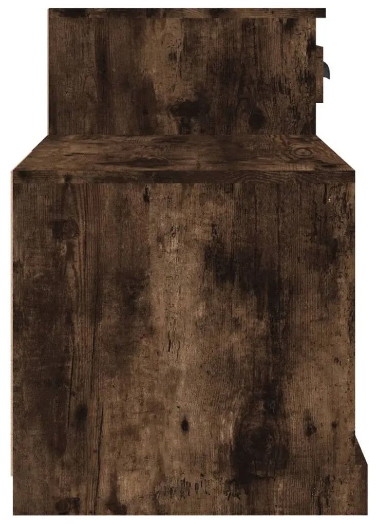 Botník kouřový dub 100 x 42 x 60 cm kompozitní dřevo - Default Title