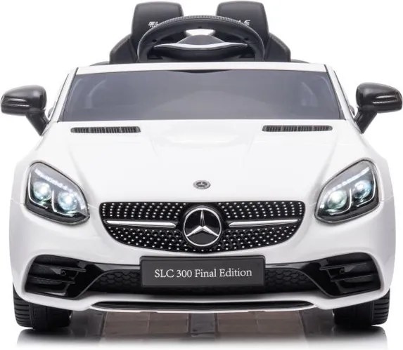LEAN CARS Elektrické autíčko Mercedes SLC 300 LED MP3 bílé