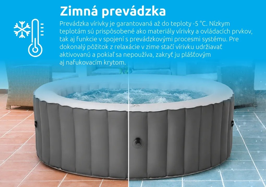 Mspa | Vířivý bazén MSPA Pebble LR062-GR | 11400314