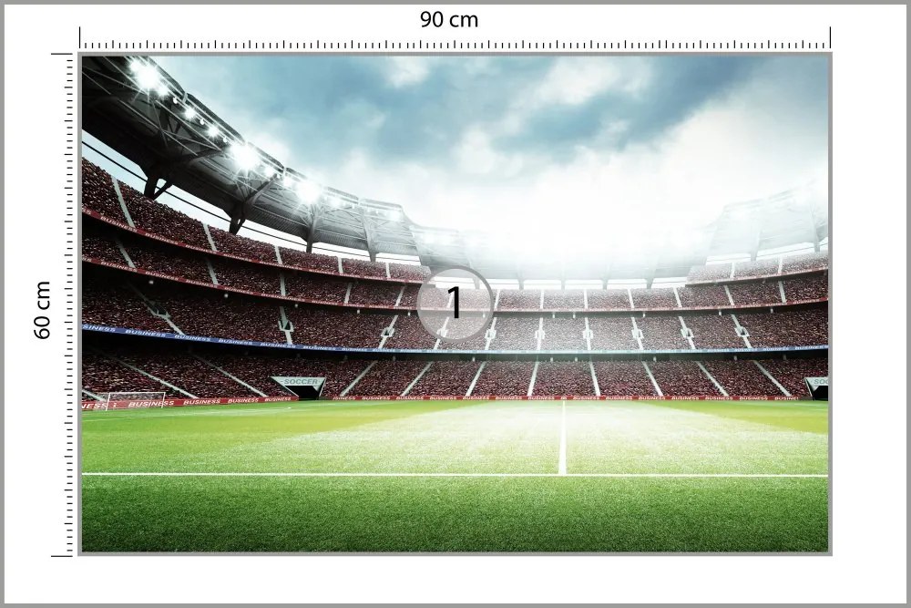 Fototapeta 3D Fotbalový Stadion Samolepící tapety 270x180