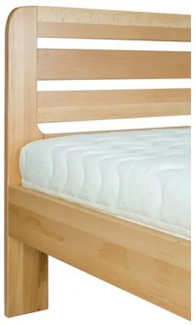 Drewmax Dřevěná postel 200x200 buk LK189 lausane