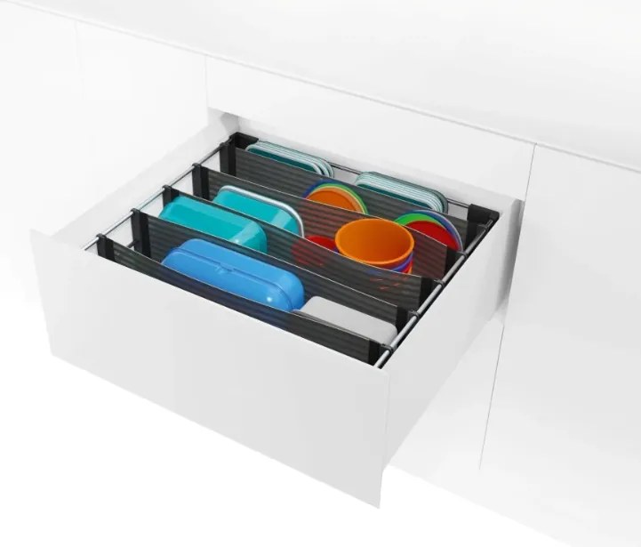 IN-DURO Flexibilní organizér SpaceFlexx na plastové krabičky 52 x 47 x 13 cm