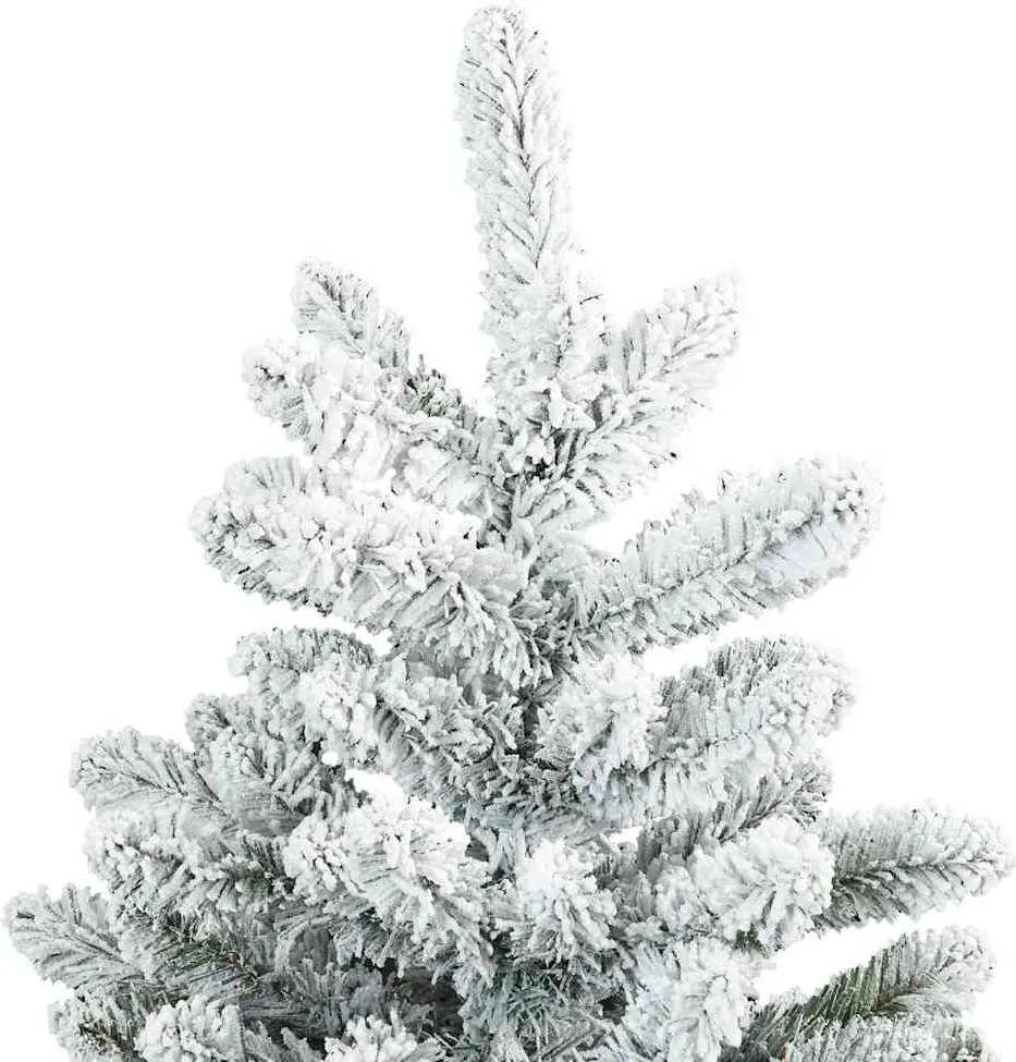 Umělý Skládací Vánoční Strom s stojanem Bílá 150 cm PVC a ocel 3397701