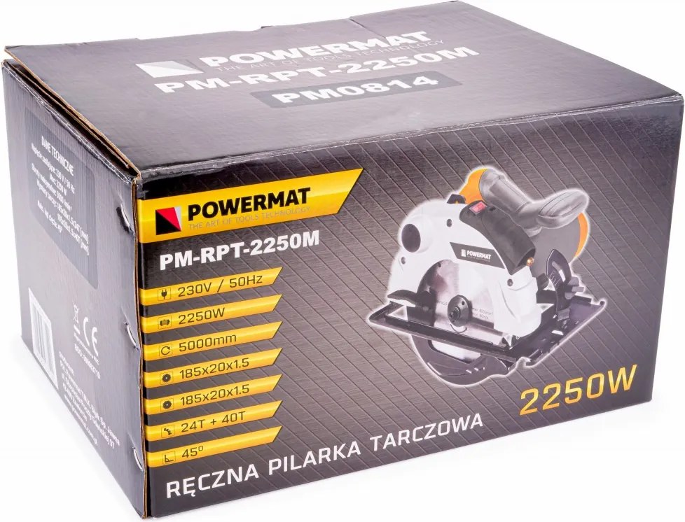 Elektrická kotoučová pila na dřevo 185mm / 2250W | PM-RPT-2250M