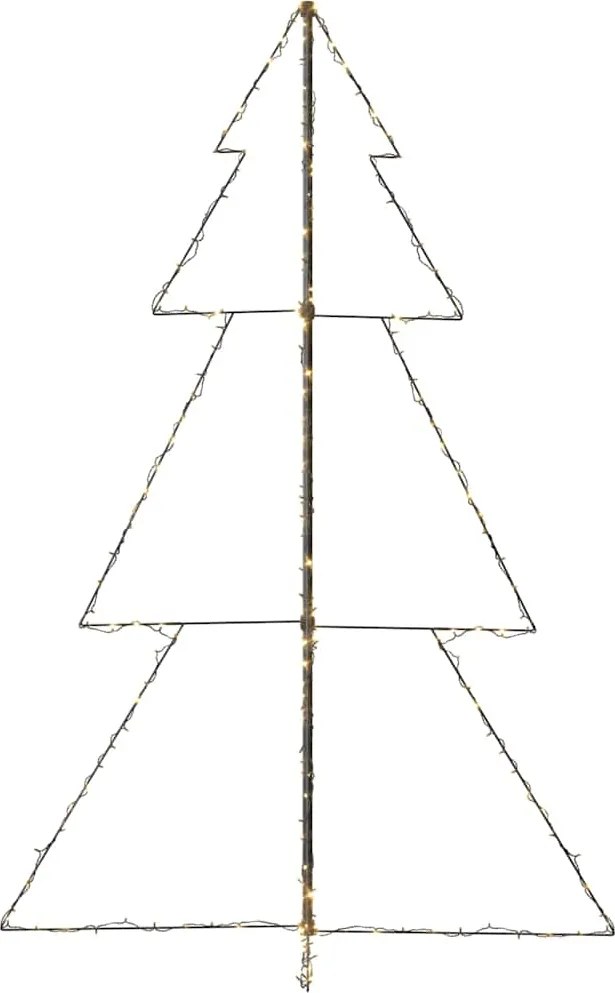Vánoční stromek kužel 240 LED diod dovnitř i ven 118 x 180 cm 328581