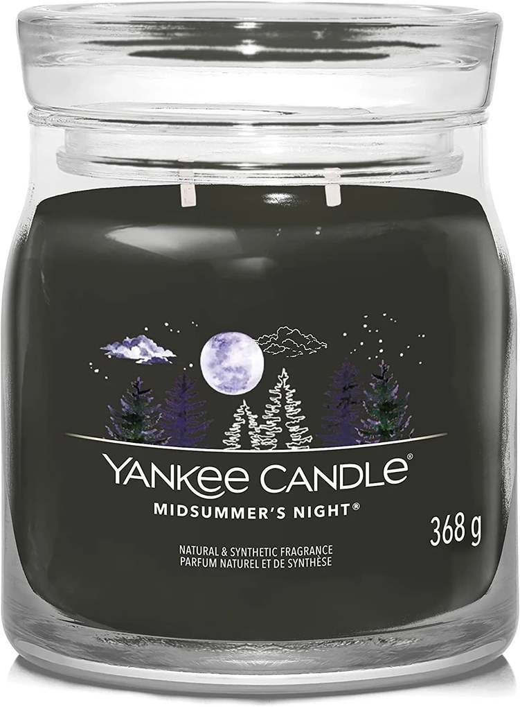 Yankee Candle vonná svíčka Signature ve skle střední Midsummer’s Night 368g
