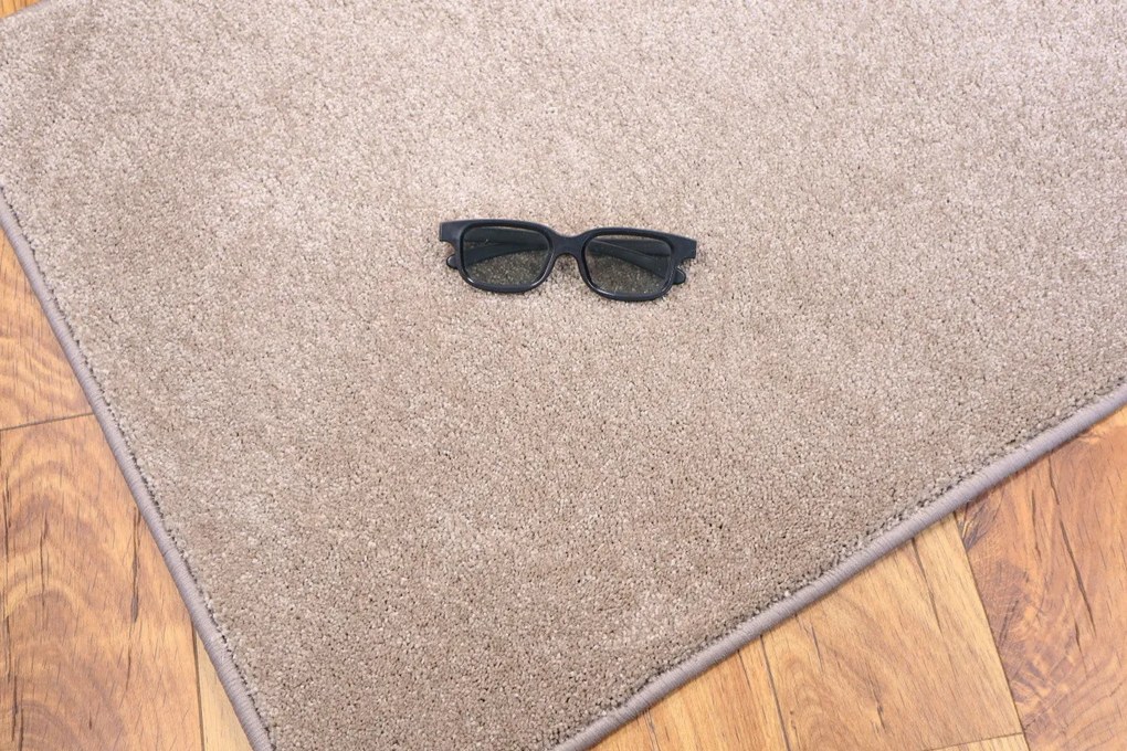 Vopi, Kusový koberec Laguna béžová čtverec, 80x80, béžová, ložnice