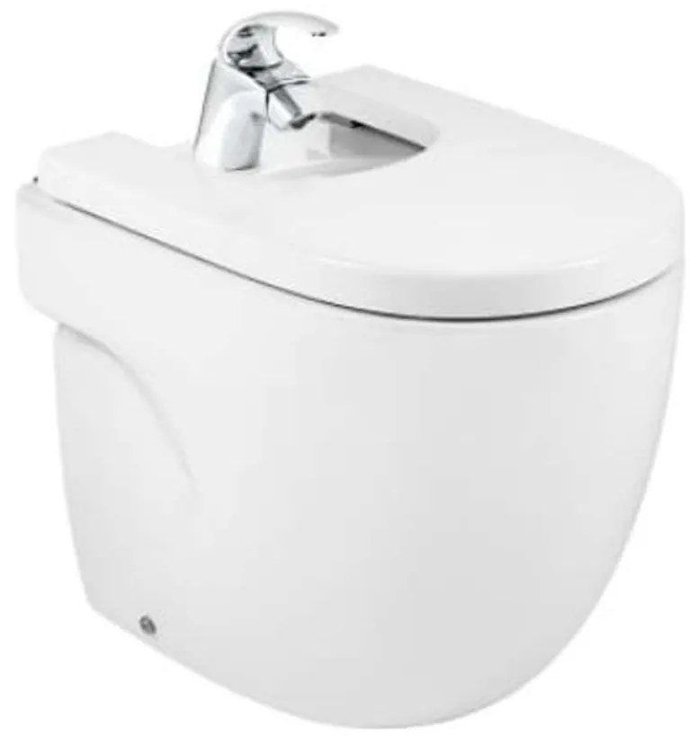 Roca Meridian - Stojící bidet, otvor pro baterii, bílá A357247000