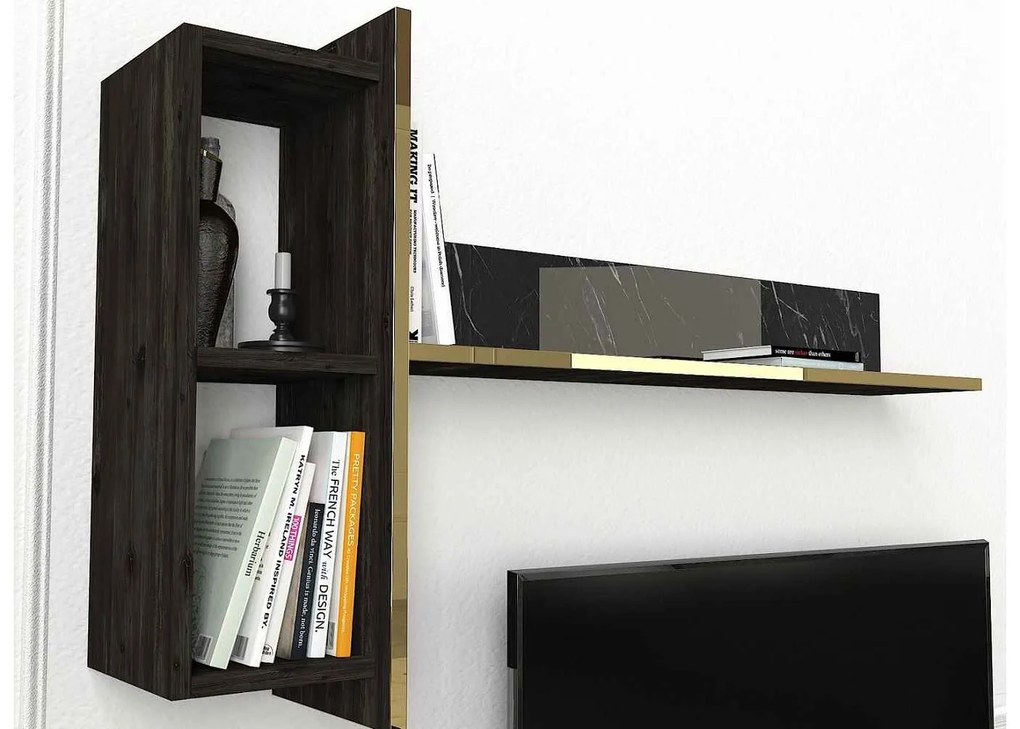 Designová TV sestava Sakeena černá
