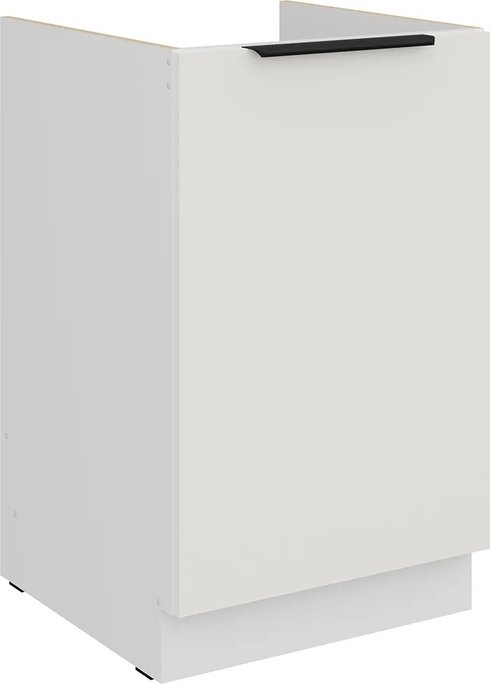ARIA wh | dolní skříňka 50 ZL 1F dřezová | 50 cm | ANTI FINGERPRINT povrch | bílá