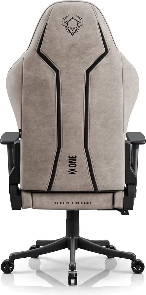 Látková herní židle černo-béžová Small Size: Diablo X-One 2.0 Camel Black