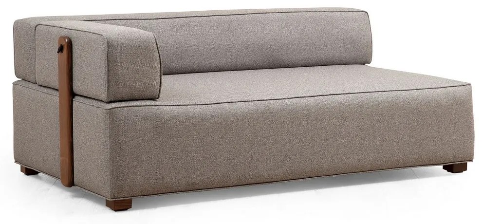 Designová rohová sedačka Galatea 360 cm šedá - pravá