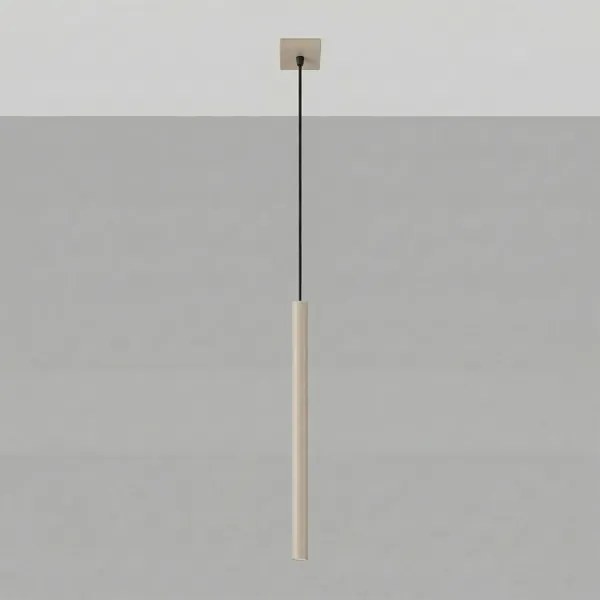 Sollux SL.2117 - Lustr na lanku PASTELO 1xG9/8W/230V taupe