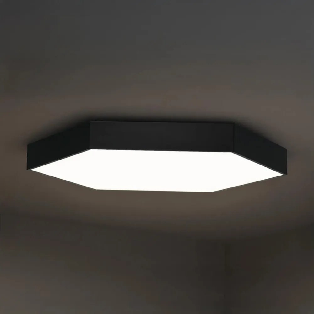 LED Stropní svítidlo LED/135W/230V 3000/4000/6500K pr. 80 cm černá