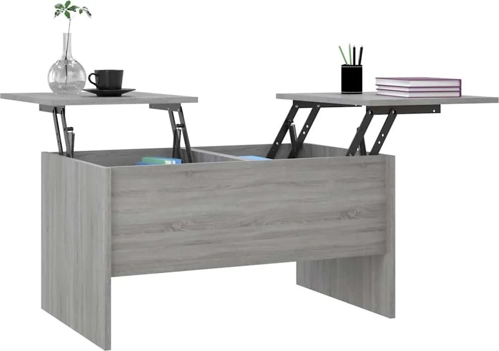 vidaXL Konferenční stolek 80 x 50 x 42,5 cm kompozitní dřevo [809732] Barva: Černá