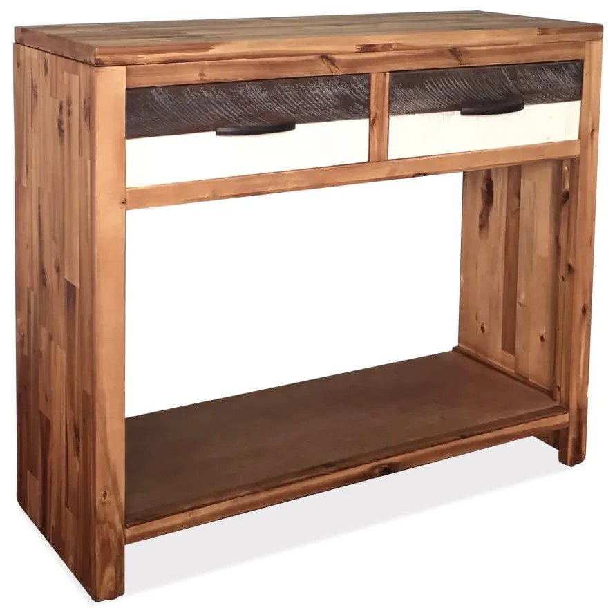 246045 vidaXL Konzolový stolek z masivního akáciového dřeva 86 x 30 x 75 cm
