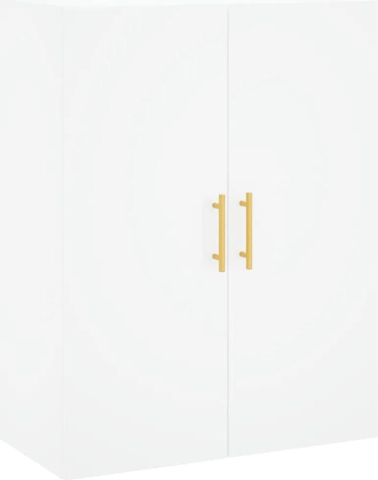 Skříň highboard bílá 69,5 x 34 x 180 cm kompozitní dřevo 3195779
