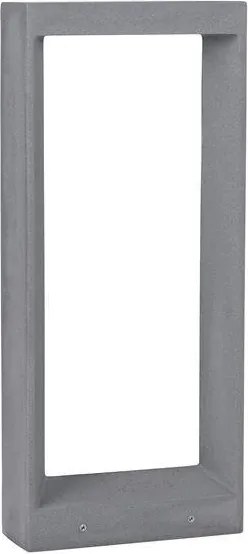 NV 9540218 Venkovní sloupkové svítidlo CAIRO šedý beton skleněný difuzor LED 8W 3000K 120-230V IP65 - NOVA LUCE