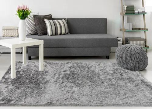 Koberce Breno Kusový koberec TWIST 600/silver, Stříbrná, 160 x 230 cm