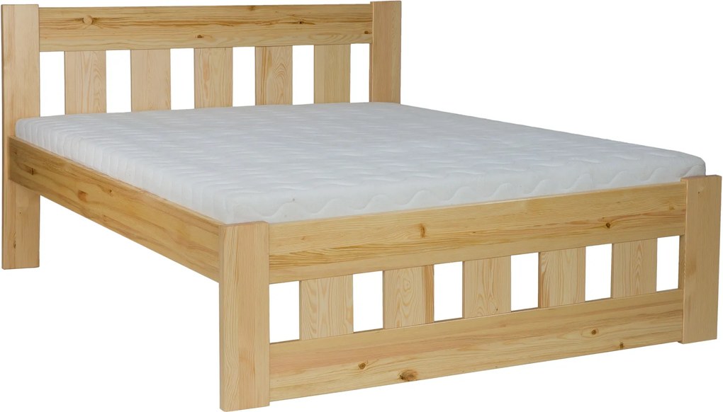 Drewmax LK119 90x200 cm - Dřevěná postel masiv jednolůžko