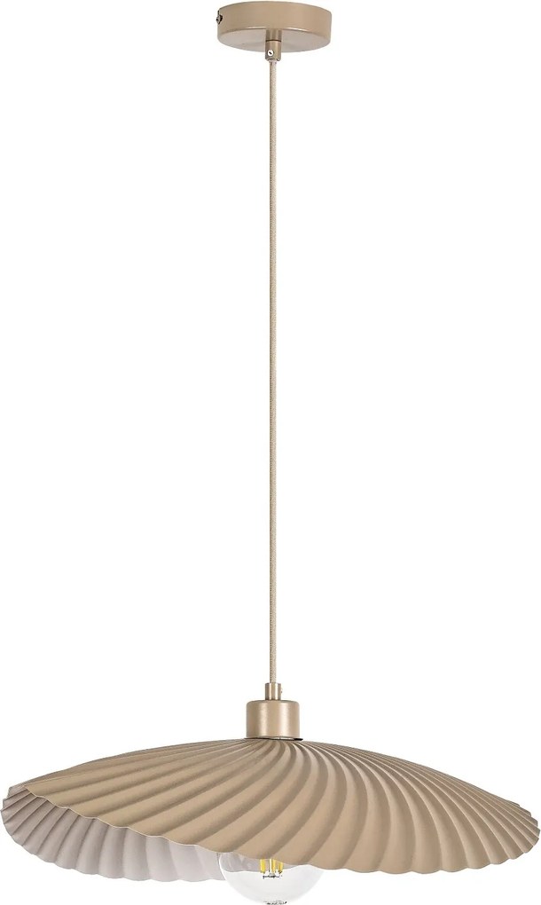 Rabalux BRIDGET závěsný lustr, béžová barva, průměr 47 cm