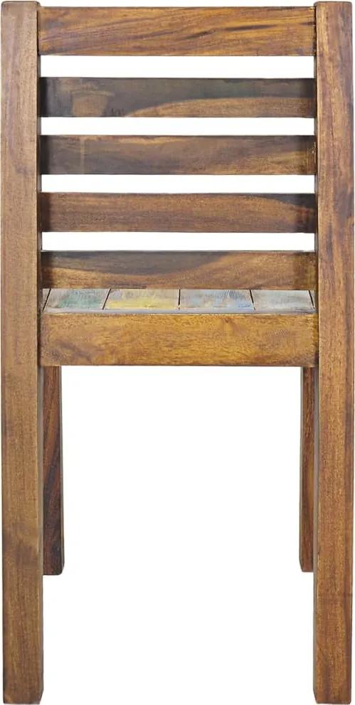 vidaXL Jídelní židle 4 ks masivní recyklované dřevo [326180]