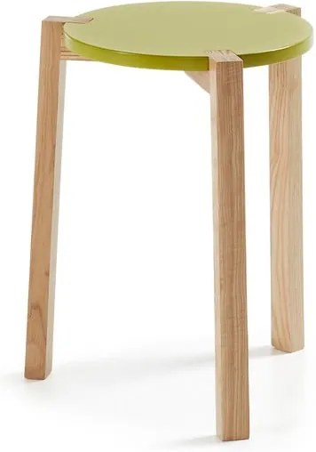 Zelený odkládací stolek La Forma Elroy