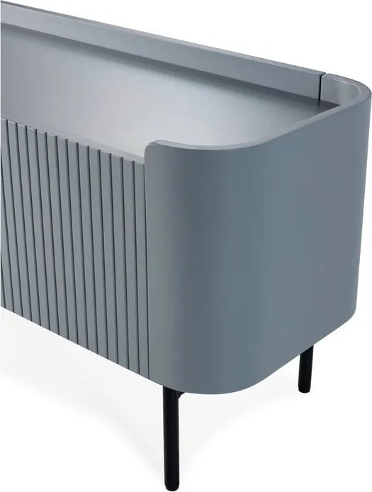 Šedomodrý TV stolek 180x55x40 cm Willa – MOME