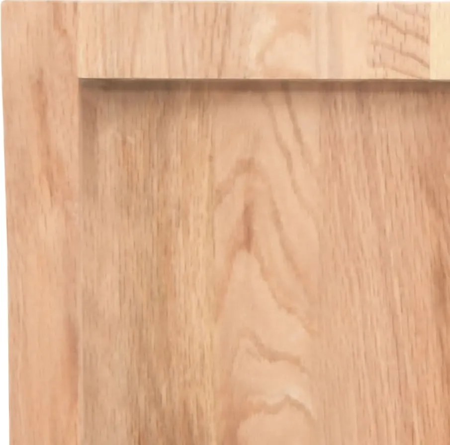 Koupelnová deska hnědá 60x40x(2-6) cm ošetřený masivní dřevo 3156106