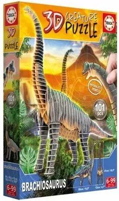 EDUCA 3D puzzle Brachiosaurus / 101 dílků / od 6 let