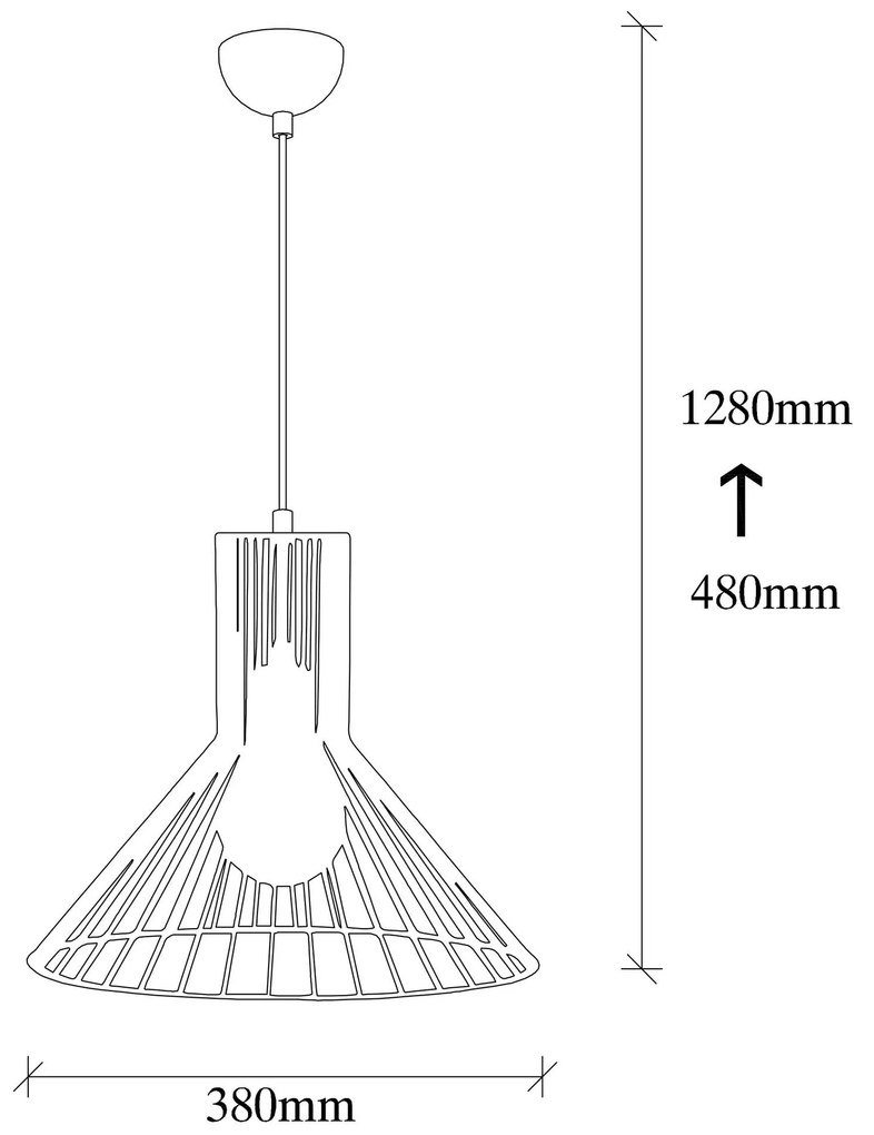 OPVIQ Závěsné osvětlení FELLINI 32 cm 527ABY1761