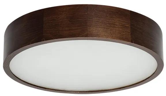 KANLUX Dřevěné stropní osvětlení LEVILA, 2xE27, 60W, 38cm, kulaté, wenge 23121