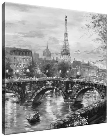 Tištěný obraz Most v Paříži 30x30cm 3569A_1AI