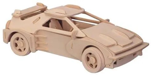 Woodcraft Dřevěné 3D puzzle Ferrari malé