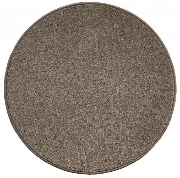 Vopi | Kusový koberec Matera hnědý - 1 m2 bez obšití