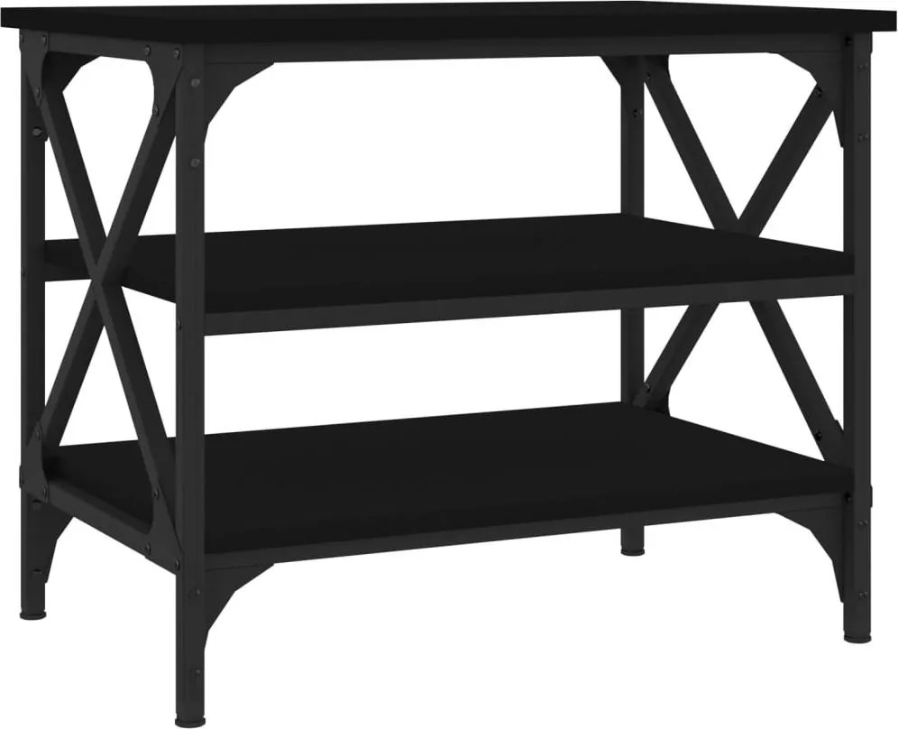 vidaXL Odkládací stolek 55 x 38 x 45 cm kompozitní dřevo [823332] Barva: kouřový dub