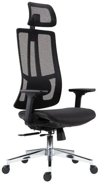 Kancelářská židle Antares RUBEN SÍŤOVANÝ, černá