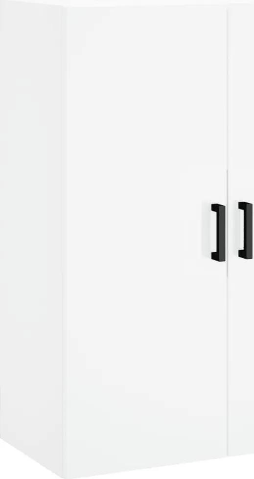 vidaXL Skříň highboard 69,5 x 34 x 180 cm kompozitní dřevo [3195789] Barva: bílá s vysokým leskem