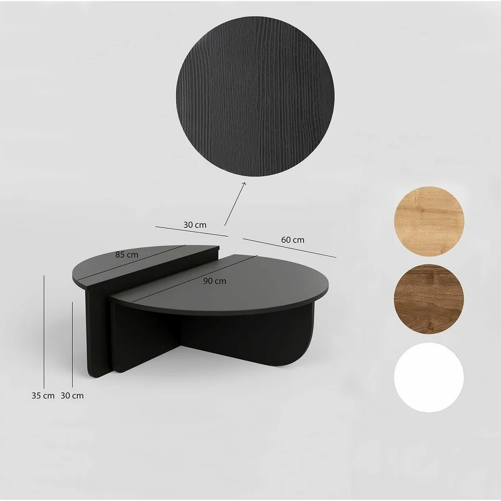 Konferenční stolek Podium Black
